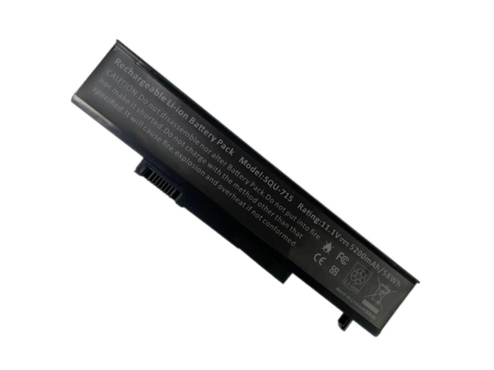 11.1V 5200mAh/58WH Bateria de laptop para GATEWAY SQU-715 ...